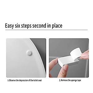 2 PCS Toilet Lid Lifter, Toilet Seat Lifter Toilet Seat Handle Lifter Toilet Cover Lifter,Avoid Touching Toilet Cover Handle Bathroom Accessories for Home, Office, Hotel, White