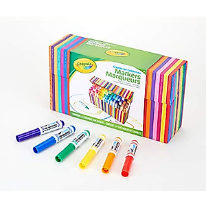 Crayola Pip Squeaks Marker Set, Washable Mini Markers, 64 Count, Easter Gifts for Kids