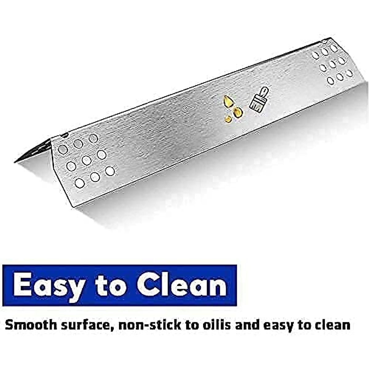 Uniflasy Burner Heat Plate Ignition Electrode Replacement Part Grill Repair Part Kit for Home Depot Nexgrill 720-0925P 720-0882A, 720-0896B, 720-0896E, 5 Pack