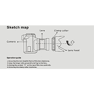 UltraPro 52mm Premium Digital Tulip Flower Lens Hood Bundle, Includes Flower Tulip Lens Hood + Lens Cleaning Pen + Lens Cap Keeper