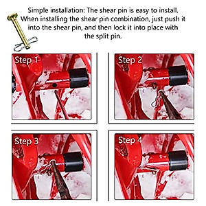 10-Pcs 738-04155 Snow Blower Shear Pins for Craftsman CMXGZAM241056 7188992, Snow Blower Models Starting with 247.XXXX