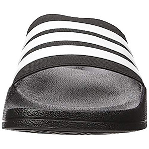 adidas Men's Adilette Shower Slides Black/White/White 10