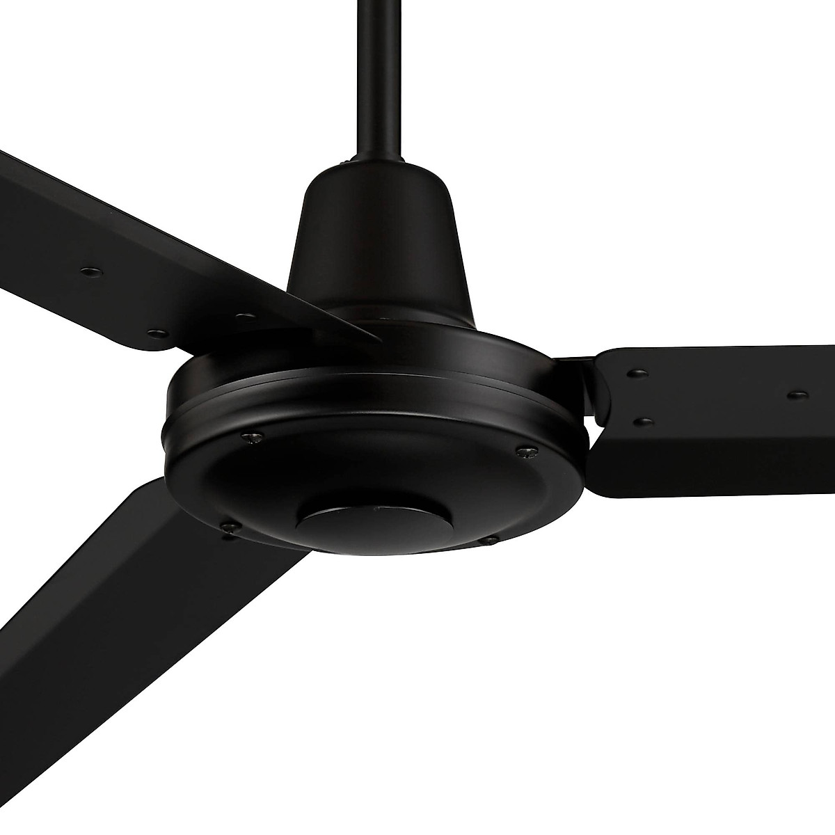 Casa Vieja 60" Turbina DC Industrial Rustic Farmhouse 3 Blade Indoor Outdoor Ceiling Fan with Remote Control Matte Black Damp Rated for Patio Exterior House Home Porch Gazebo Garage Barn