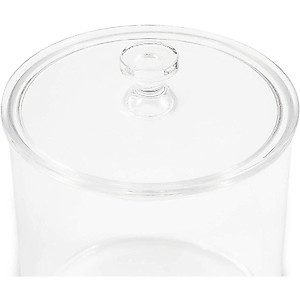 Juvale Acrylic Jars Set, Plastic Apothecary Containers with Lids (3 Pack)