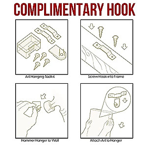 Custom Canvas Prints Personalized Canvas Wall Art With Your Photo With Framed (6" Wx8 H)