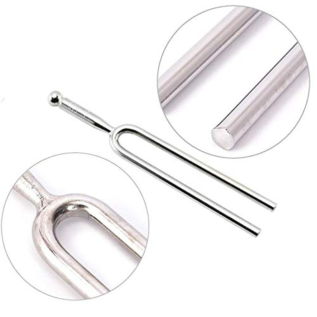 S-Mechanic Tuning Fork, 3 Pack A440Hz Tuning Fork - Standard A 440 Hz Violin Guitar Tuner Musical Instrument with Silicone Hammer
