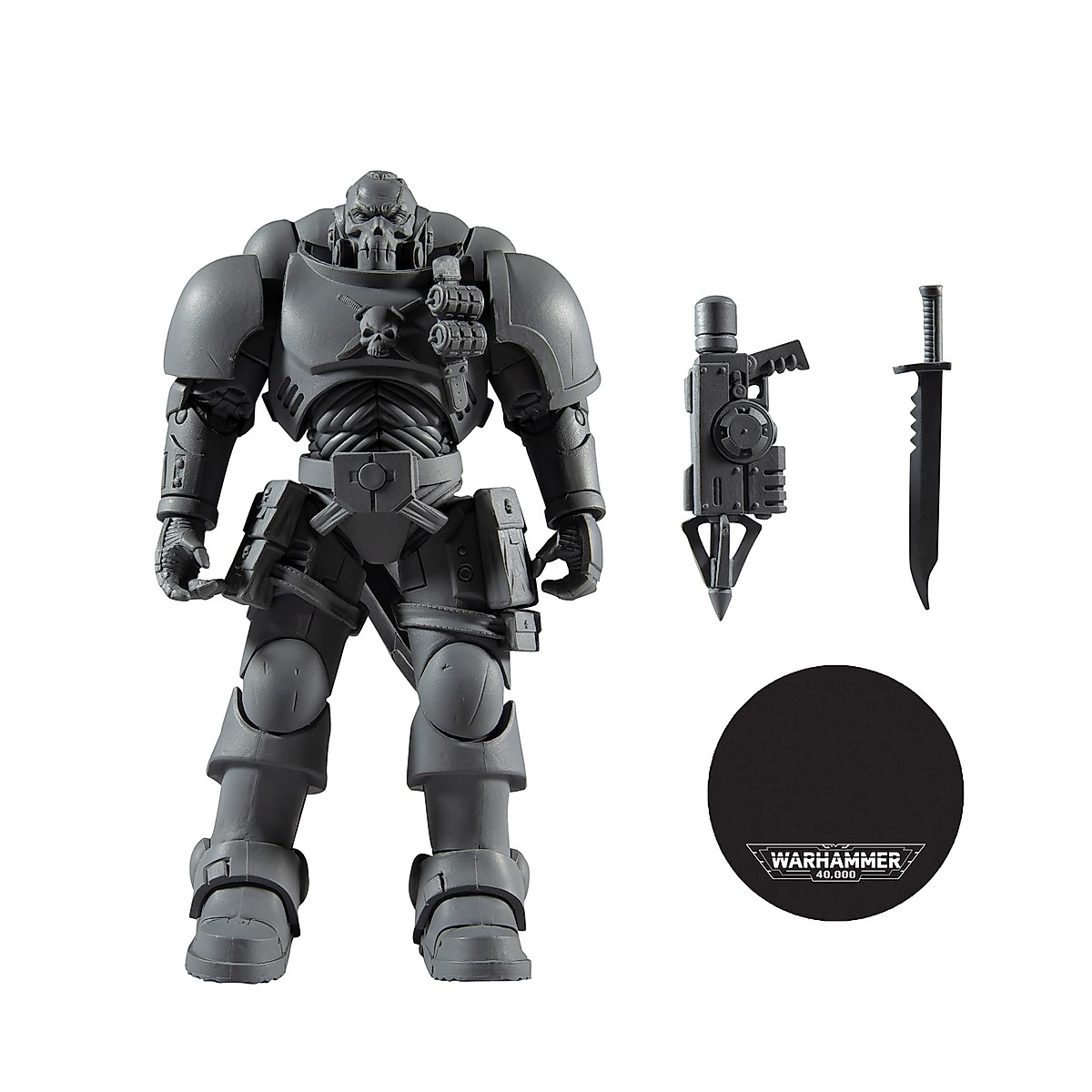 McFarlane Toys Warhammer 40,000 Space Marine Reiver (Artist Proof) with Grapnel Launcher & Base 7" Action Figure
