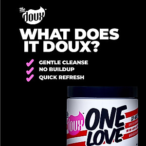 The Doux One Love Co-Wash, Hydrating Co-Wash to Cleanse and Condition Hair, Hair Detangler, Suitable for All Curl Types