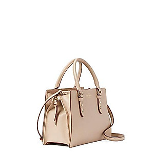 Kate Spade Lise Mulberry Street Leather Crossbody Bag Purse Handbag style # wkru4002 (warm beige)