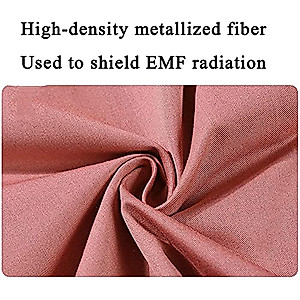 Wzglod 5G Anti-Radiation Pregnant Blanket Radiation Protection Cotton Blanket Maternity Baby EMF Shield Shield Soft and Breathable,A