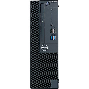 Dell OptiPlex 3070 SFF Small Form Factor Desktop - 9th Gen Intel Core i5-9500, 16GB DDR4 Memory, 512GB SSD,USB WiFi, Nvidia Geforce GT730 2gb Video, with 24" LCD Windows 10 Pro (Renewed)