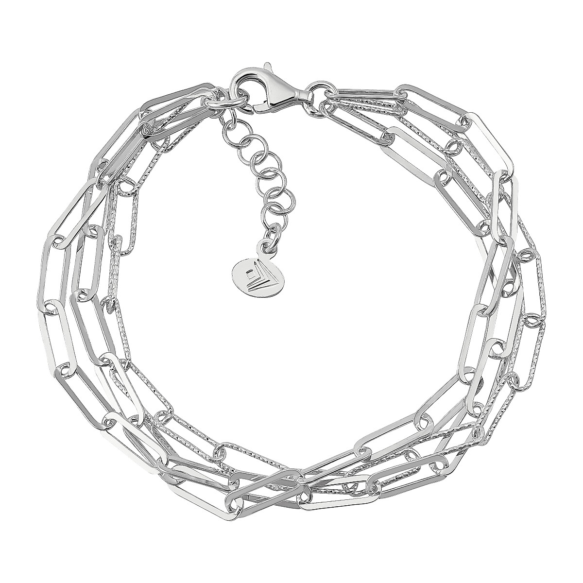 Silpada 'Graffetta' Chain Bracelet in Sterling Silver, 7" + 1"