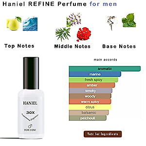 Haniel Lux Socialite Cologne For Men, Aromatic Aquatic Fragrance for Men, Pheromone Cologne for Men, Pheromone Oil For Men, Feromonas Para Atraer Mujer, Amazing Scent Improve Charm