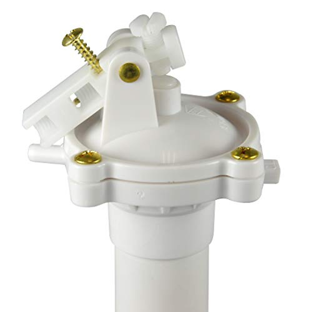 Danco 80816 Complete Toilet Repair Kit Fill Valve, Flapper, Rod, Float Replacement, White