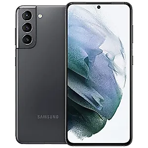 SAMSUNG Galaxy S21 5G (128GB, 8GB RAM) 6.2" AMOLED 2X, Snapdragon 888, 64MP Camera, Volte Fully Unlocked (AT&T, Verizon, T-Mobile, Global) G991U1 (w/Fast Car Charger, Gray)(Renewed)