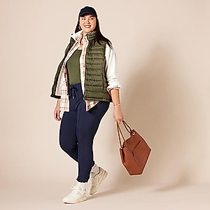 Amazon Essentials Women's Slim-Fit Tank, Pack of 2, Black/Olive, XX-Large