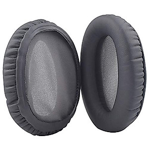 WH-CH700N Replacement Earpads Protein Leather Ear Pad Ear Cushion Ear Cups Ear Cover Earpad Repair Parts Compatible for Sony WH-CH700N Headphone (Black)