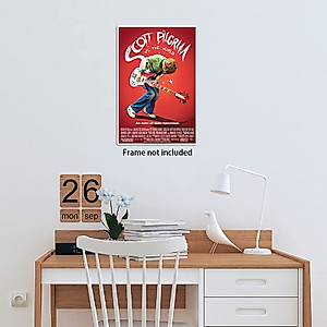 Scott Pilgrim Vs. The World Movie Poster for Bedroom Aesthetic Wall Decor Canvas Print Wall Art Christmas Gift 12x18in Unframed