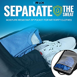 Multifunctional Solar Backpack with Power Bank, 40L Bag Designed for Fitness, Business, Travel and Casual Use, Black