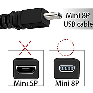BRST USB DC Battery Charger+Data Sync Cable Cord Lead for Olympus Camera VG-160 VG160