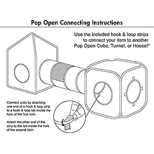 Kitty City Pop Open Jungle Combo,Collapsible Cat Cube, Play Kennel, Cat Bed, Tunnel, Cat toys