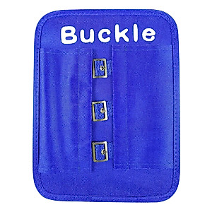 LST LISKTO Dress Learning Boards Preschool Early Educational to Basic Life Skills Dress Learning Boards Learn to Button,Buckle,Zip,Snap,Lace & Tie