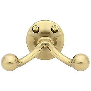 Emtek 2607 Traditional Double Robe Hook, French Antique