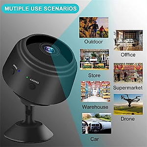 Camtrix Magnetic Mini Security Camera,Mini 1080p HD Wireless Magnetic Security Camera, Night Vision Motion Detection Security Cam Covert Cameras with App for Home Indoor Outdoor (2 pcs)