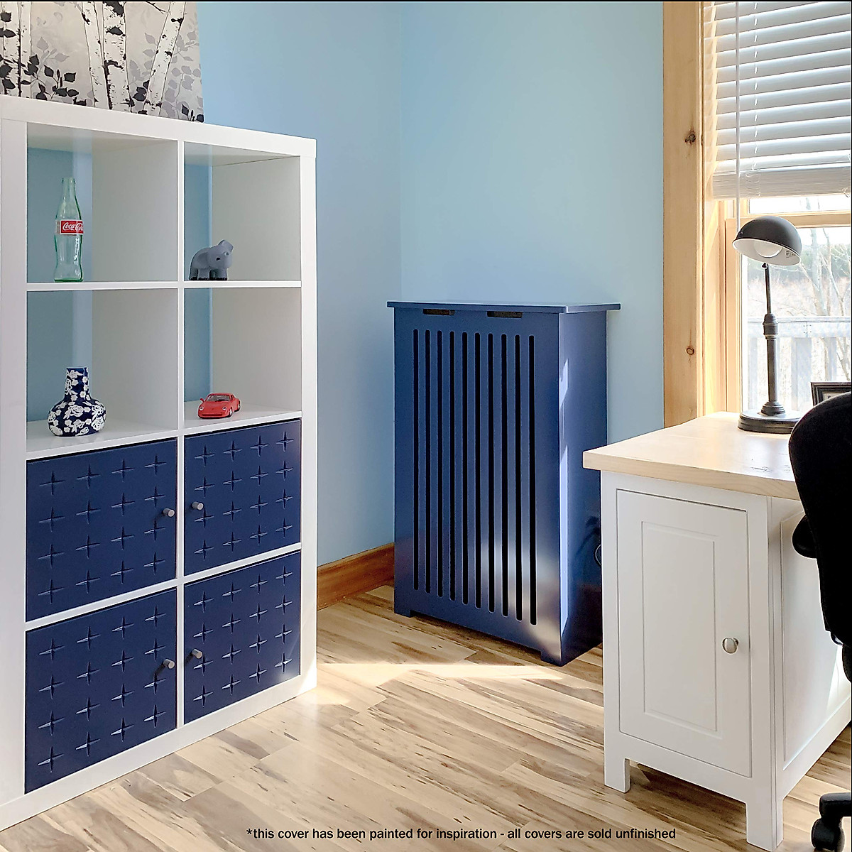 Fichman Furniture Unpainted Radiator Cover Kit, 42" L x 28" H (12" Depth)