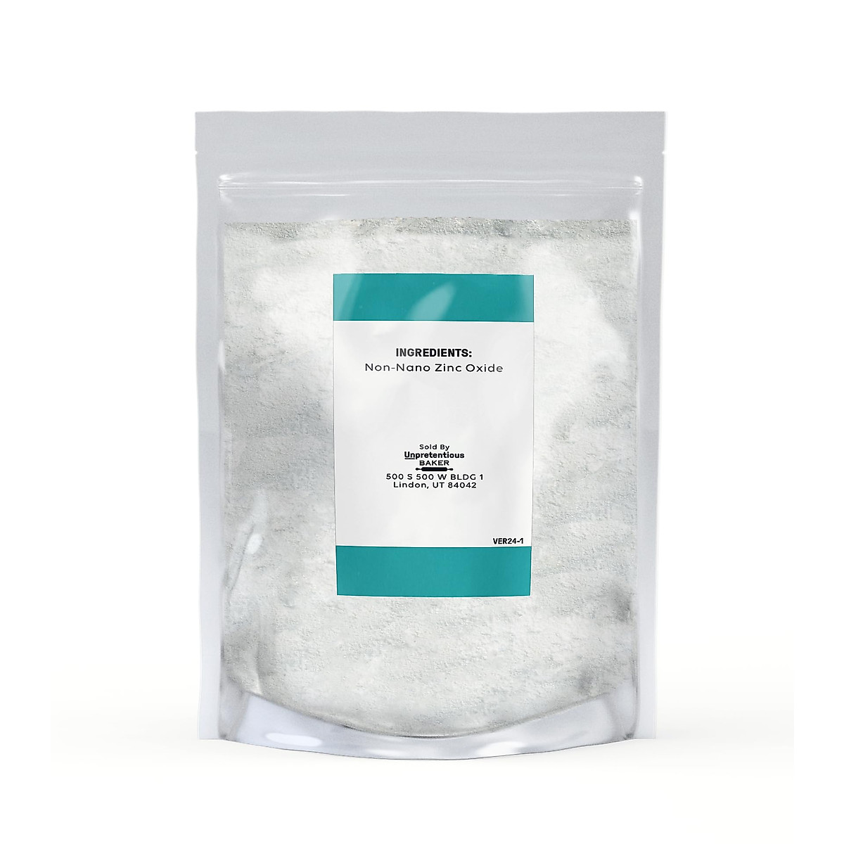 Unpretentious Non-Nano Zinc Oxide, Pure & Uncoated, Convenient Resealable Bag for Storage (1 Pound)