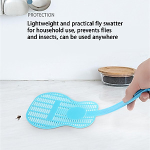 Fly Swatter 4 Pcs Guitar Shape The Racket Face is Larger and Thicker to Improve Accuracy Suitable for Restaurants, Pet Shops