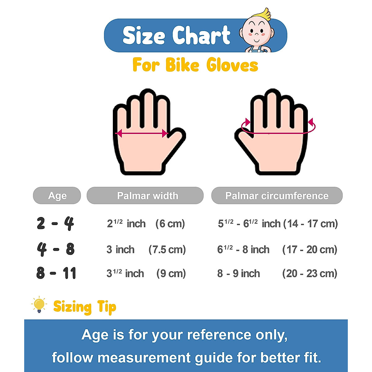 Kids Bike Gloves for Balanced Bike Mountain Bicycle Biking I Breathable Fingerless Toddler Kids Cycling Gloves with Extra Protective Cushions I CPSIA Certified Riding Gloves for Girl Boy