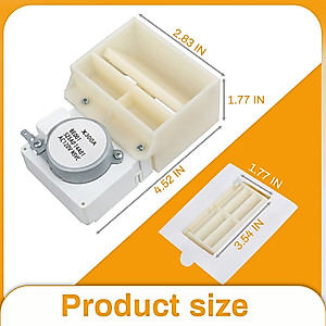 242303001 Refrigerator Damper Assembly Air Damper Control Assembly Compatible with Frigidaire Compatible with Crosley White replaces 3016452 AP5788340 PS8746718 EAP8746718 Fits DFH, FFE, FFH, FFS, LFS