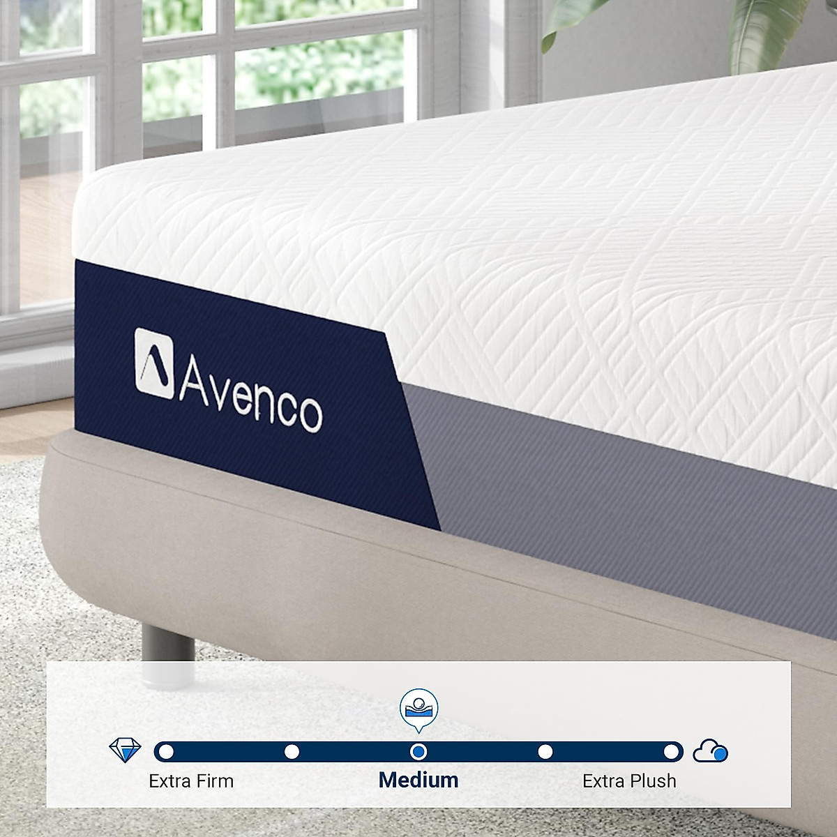 Avenco Full Mattress, 10 Inch Full Memory Foam Mattress for Pressure Relief & Cooling Sleep, Medium Firm Mattress in a Box with Motion Isolation, CertiPUR-US Certified Queen Size Mattresses