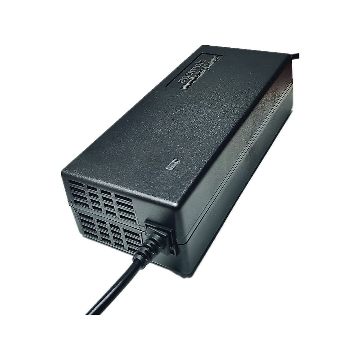 48V Battery Charger 54.6V 2A Power Supply Adapter for Lithium Li-ion Batteries - Ebike Charger With DC Plug and Cooling Fan