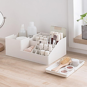 Poeland Cosmetic Storage Box Makeup Organizer Cabinet and Vanity Organizer