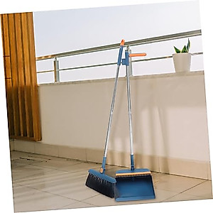 BEBEMOKO 1 Set Household Supplies Stable Dustpan House Cleaning Tool Trash Cleaning Tool Floor Cleaning Broom Home Cleaning Dustpan Dust Sweeper Standing Room Cleaning Broom Stainless Steel