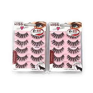 Kiss So Wispy 01 5 Pairs (Pack of 2)