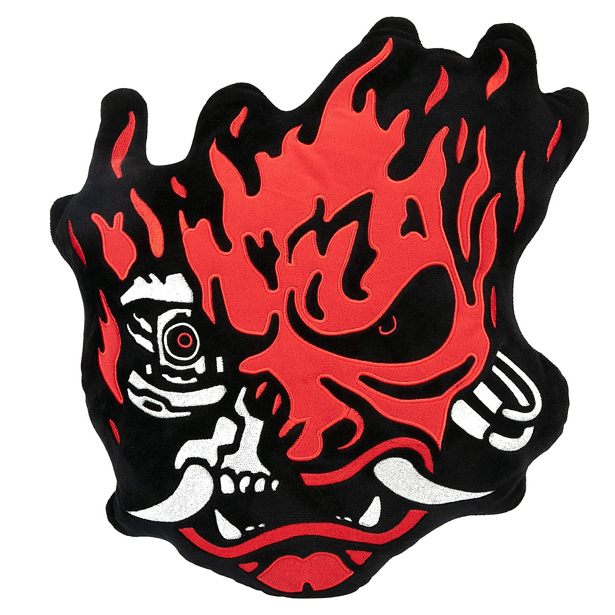 JINX Cyberpunk 2077 Samurai Pillow Plush, Multi-Colored, 14.8" Wide x 16.5" Tall