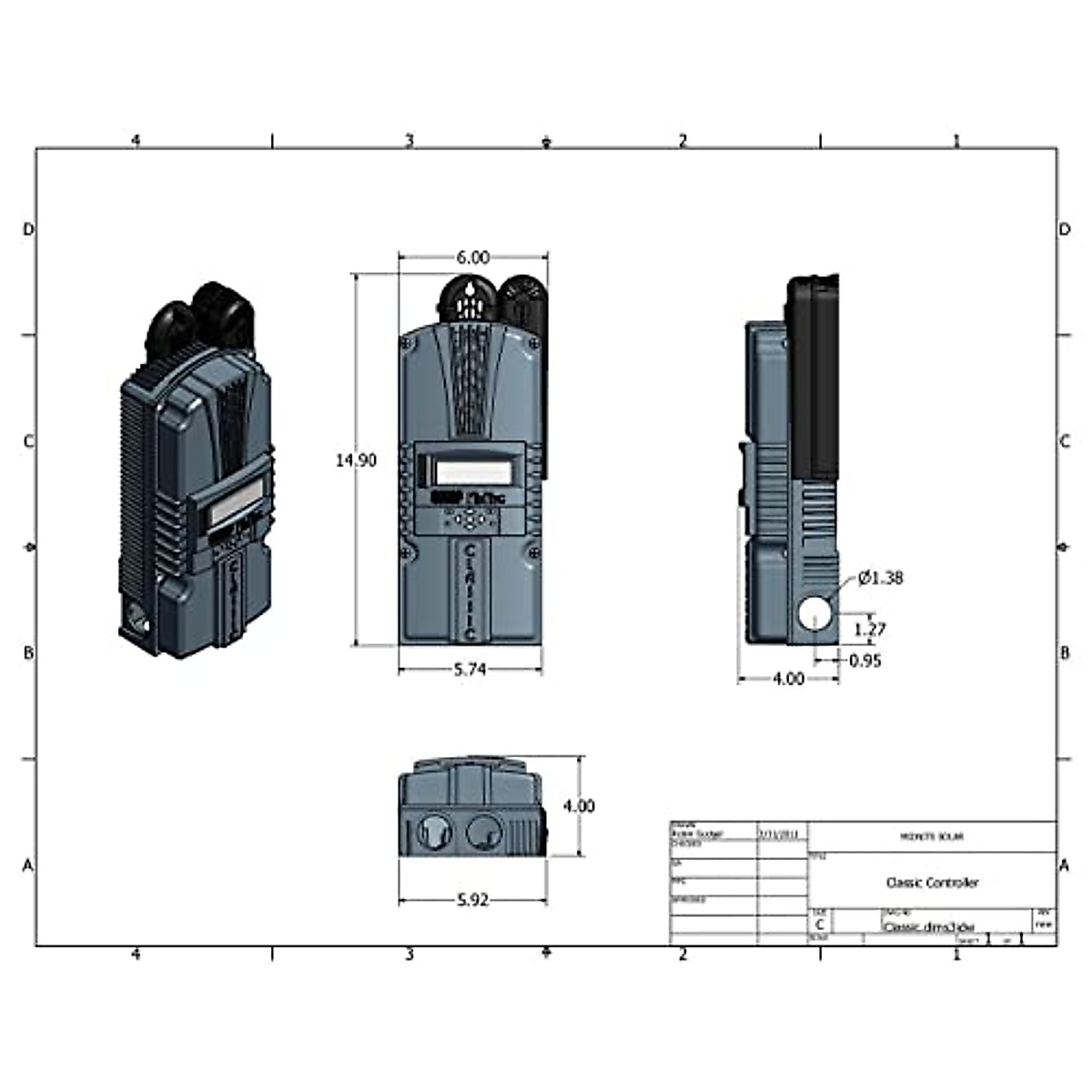 MidNite Solar Classic 200 MPPT Charge Controller