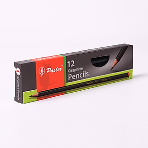 Pasler Professional Graphic Sketching Drawing Pencils 12 Count (8B)