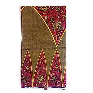 Pyramids African Print Fabric - Cotton (6yards)