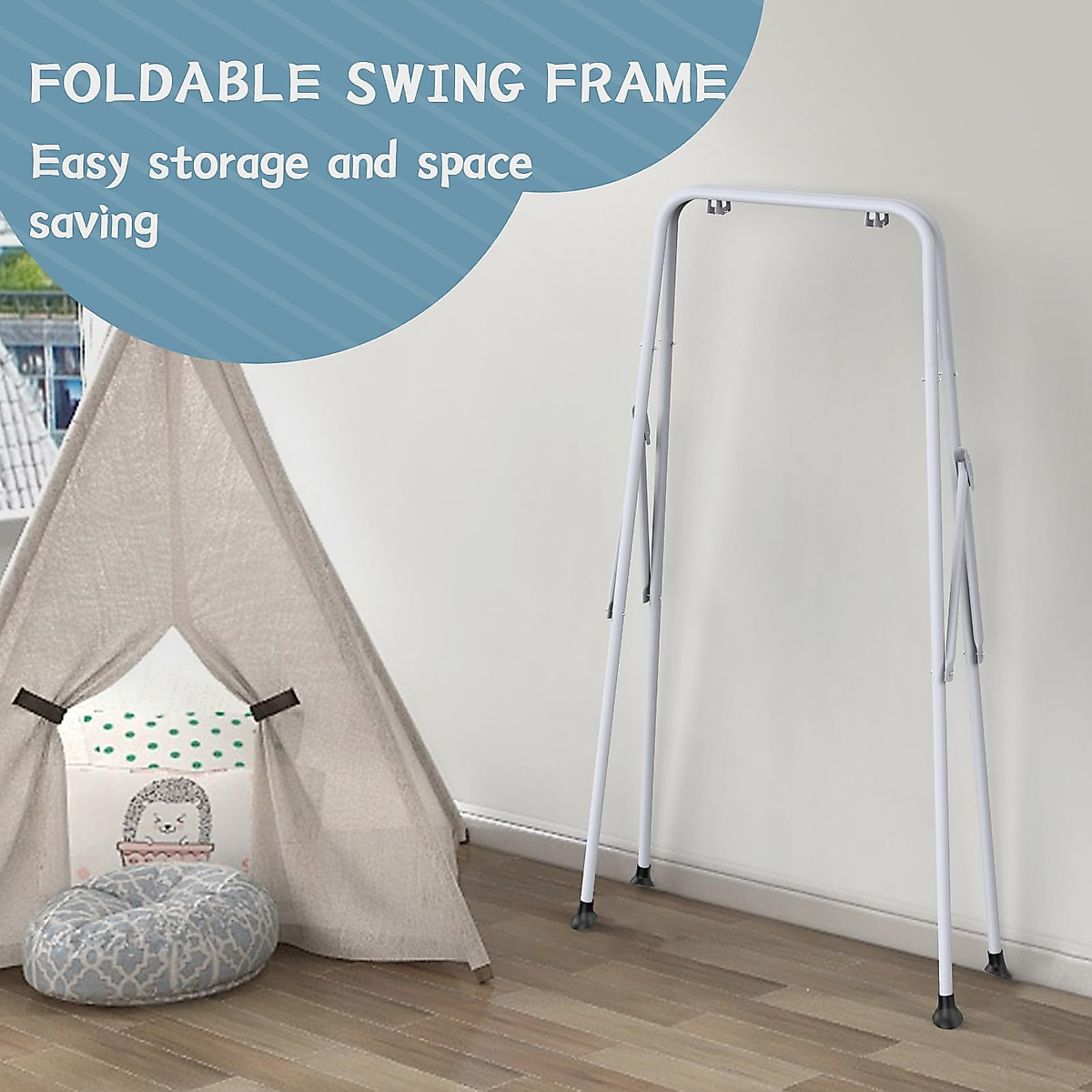 Baby Jumper with Stand,Baby Bouncer,Easy Set-Up,Baby Exerciser for Active Babies,Suitable for Indoor and Outdoor