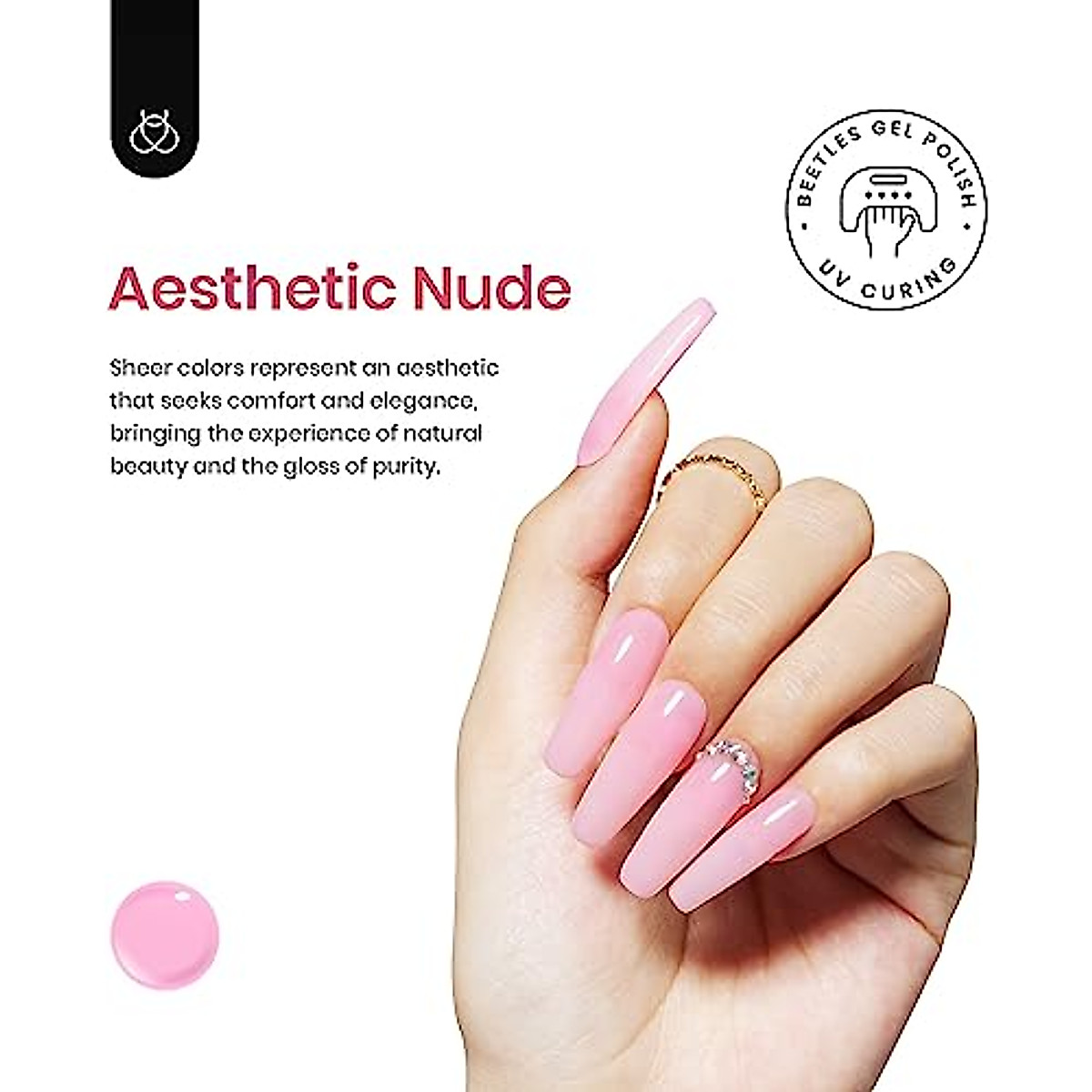 Beetles Jelly Gel Nail Polish Set 6 Colors Aesthetic Nude Shimmer Giltter Nails Withe Pink Gel Polish Kit Translucent Soak off Uv Nail Gel Diy Manicure 2023 New Nail Trend