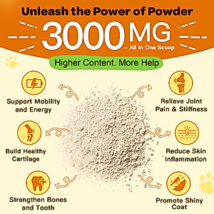 Glucosamine for Dogs Powder, Probiotics for Dogs Soft Chews