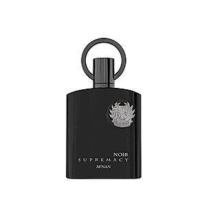 Afnan Supremacy Noir Eau de Parfum for Men, 3.4 Fl. Oz
