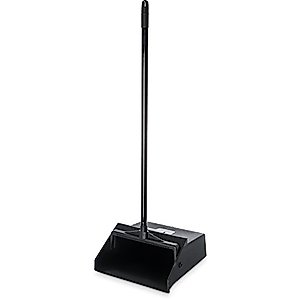 Carlisle FoodService Products 36141003 Duo-Pan Upright Lobby Pan, 30" Handle, Black (Pack of 6)