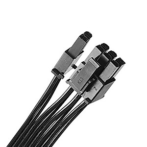 SilverStone Technology SST-ET750-B Watt 80 Plus Bronze Fixed Cable Computer Power Supply with All Flat Black Cables