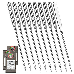 30Pcs Embroidery Needles for Brother Size 90/14 130/705H HAx1 Embroidery Machine Needles Sewing Needles for Brother Embroidery Machine (3 Pack of 10 Needles)