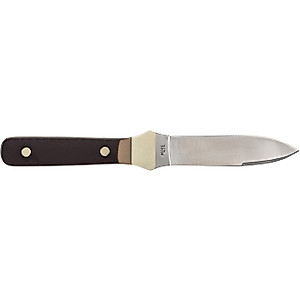 Old Timer 162OT Boot Knife 7.8in High Carbon Stainless Steel Full Tang Fixed Blade Knife with 3.8in False Edge Blade, Black Sawcut Handle, and Leather Belt Sheath for Camping, Hunting, and Outdoors